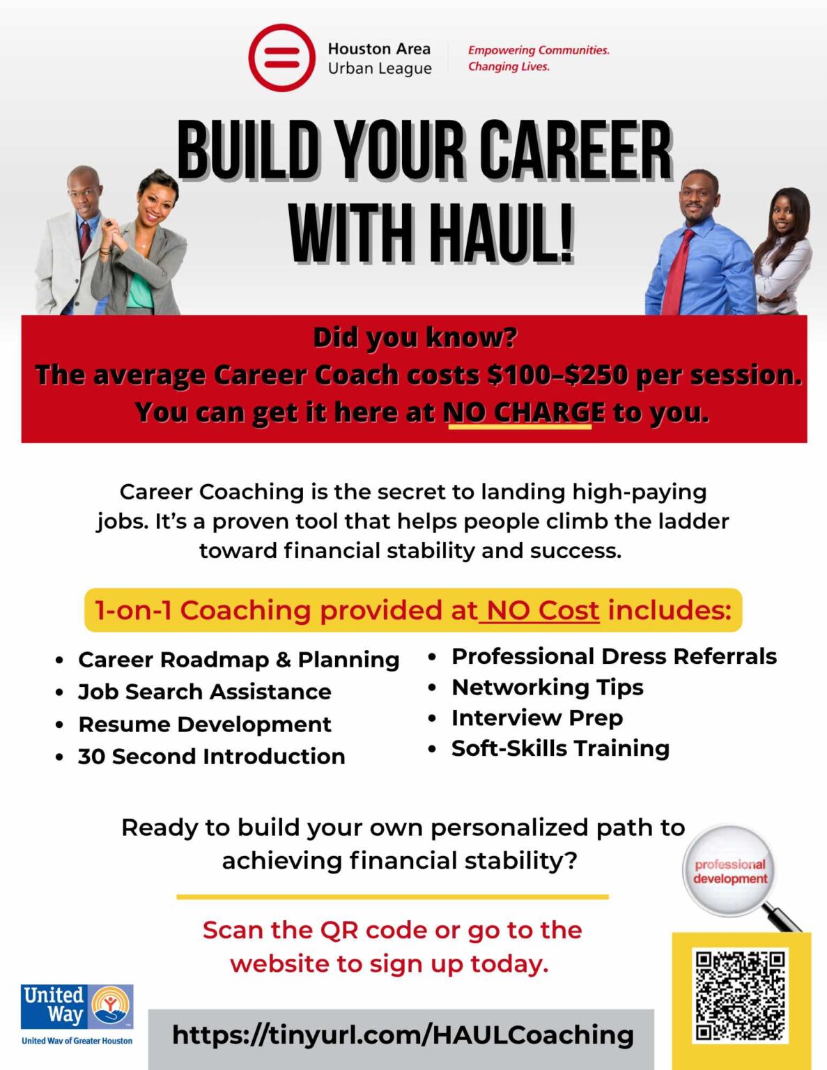 Workforce Development & Training - Houston Area Urban League (HAUL)